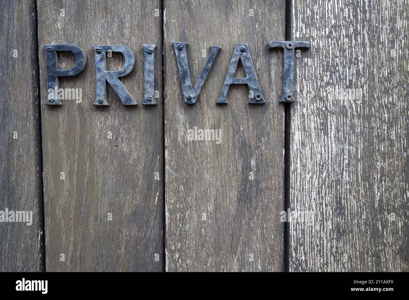 PRIVATE door label Stock Photo - Alamy