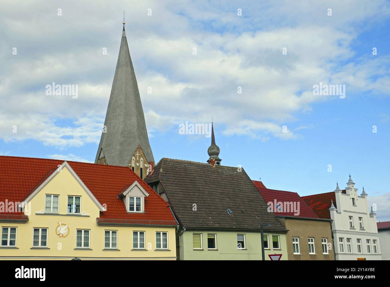 Collegiate Church of St Mary, St John and St Elizabeth in Buetzow Stock ...