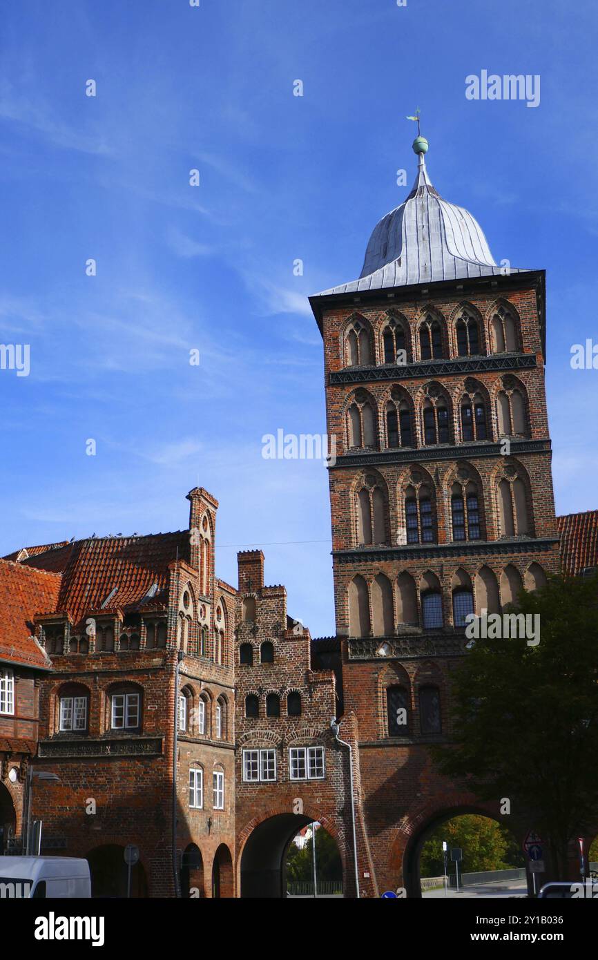 Castle gate in Luebeck Stock Photo - Alamy