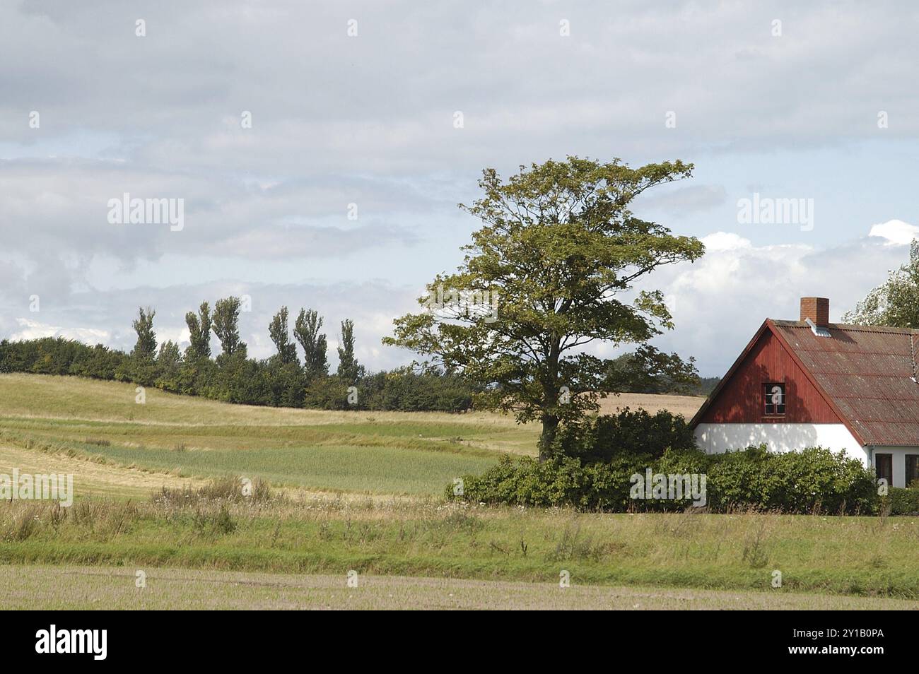 Landscape on the holiday island of Samso Stock Photo - Alamy