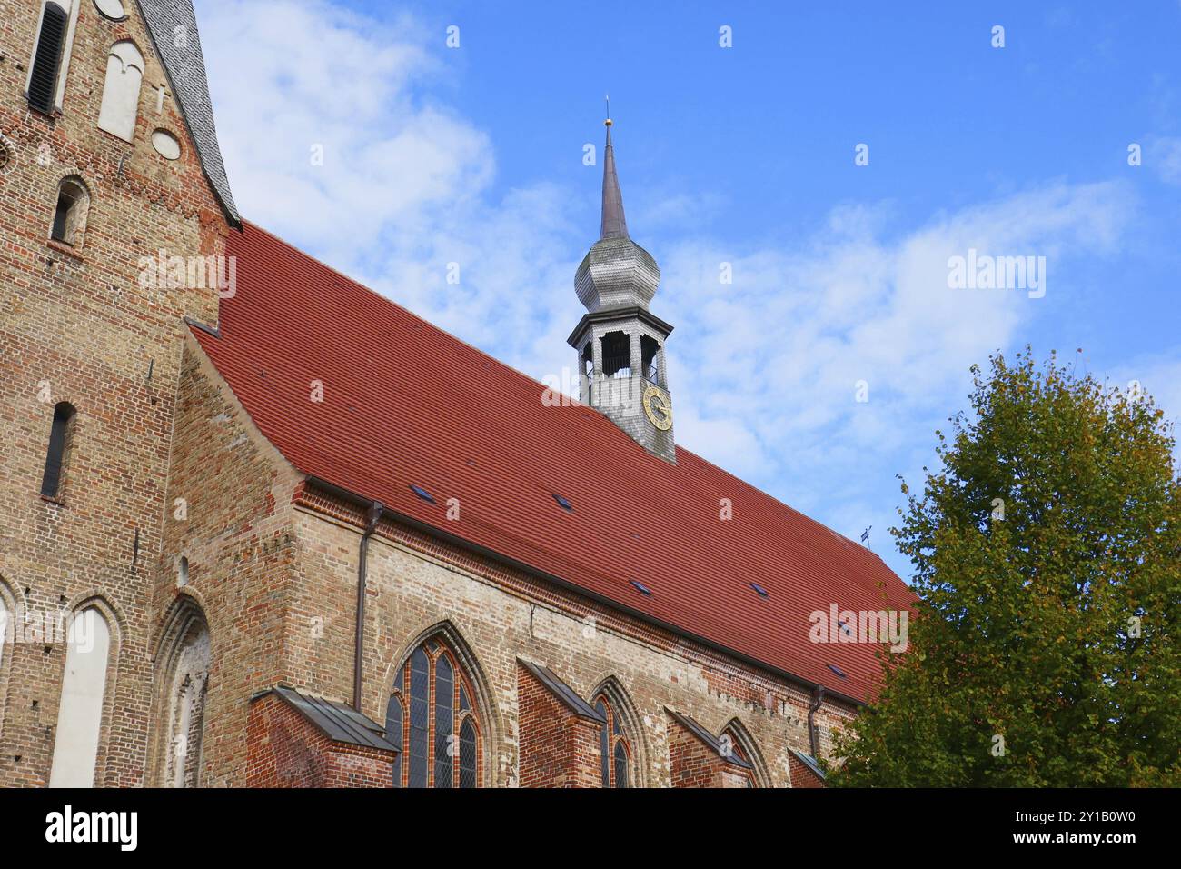 Collegiate Church of St Mary, St John and St Elizabeth in Buetzow Stock ...
