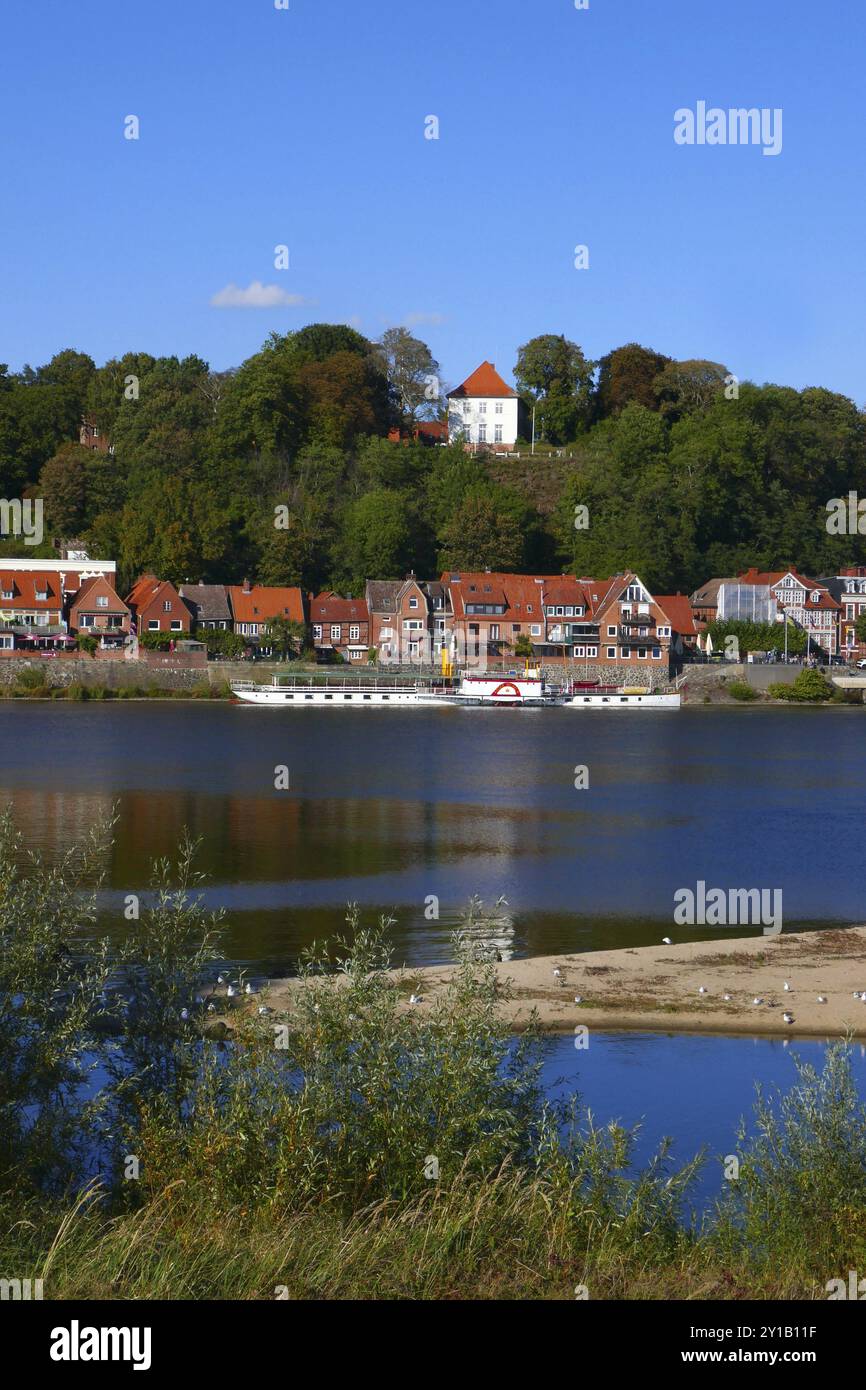 Castle tower at Lauenburg Castle Stock Photo - Alamy
