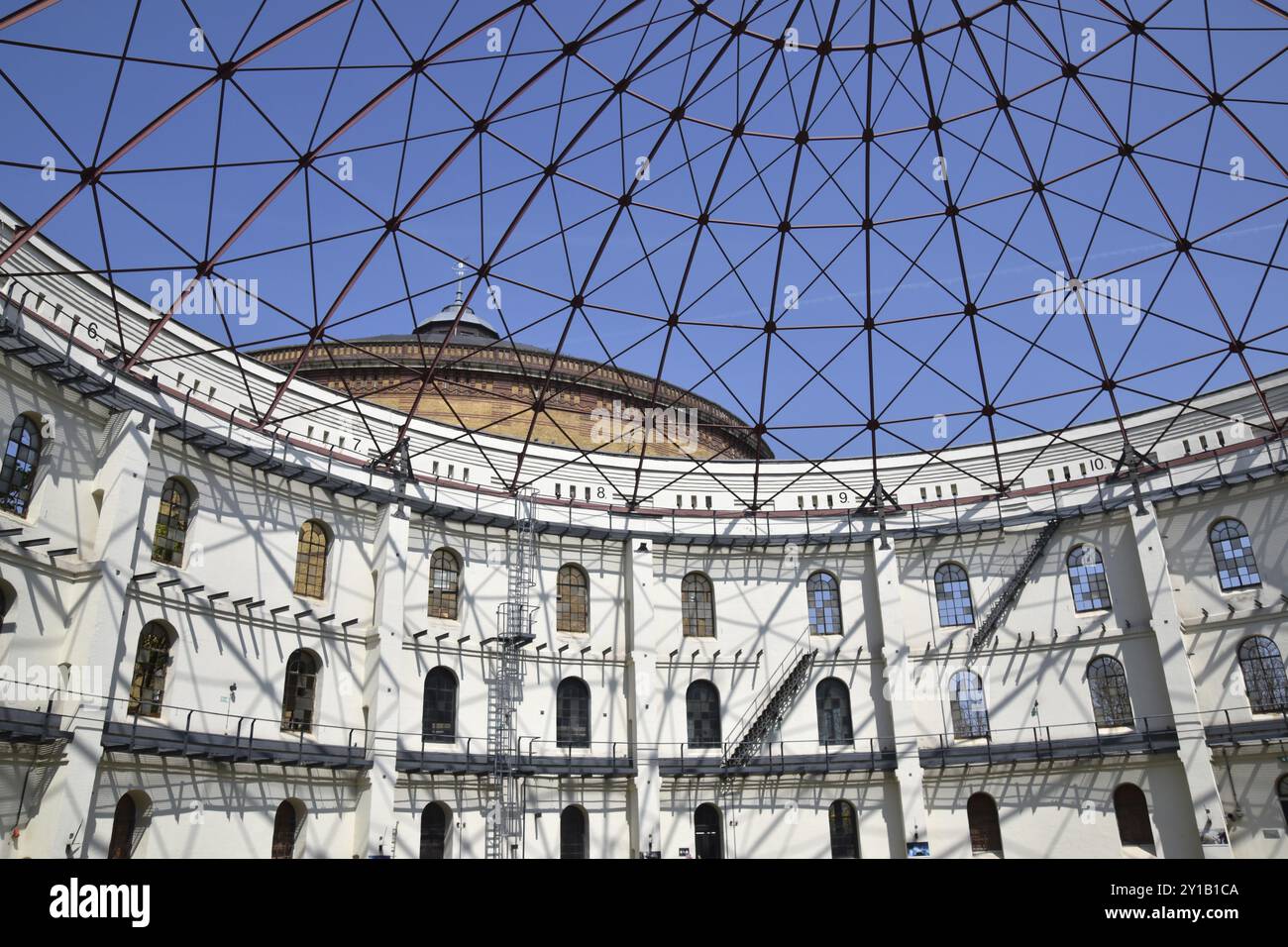 Arena at the Panometer in Leipzig Stock Photo - Alamy