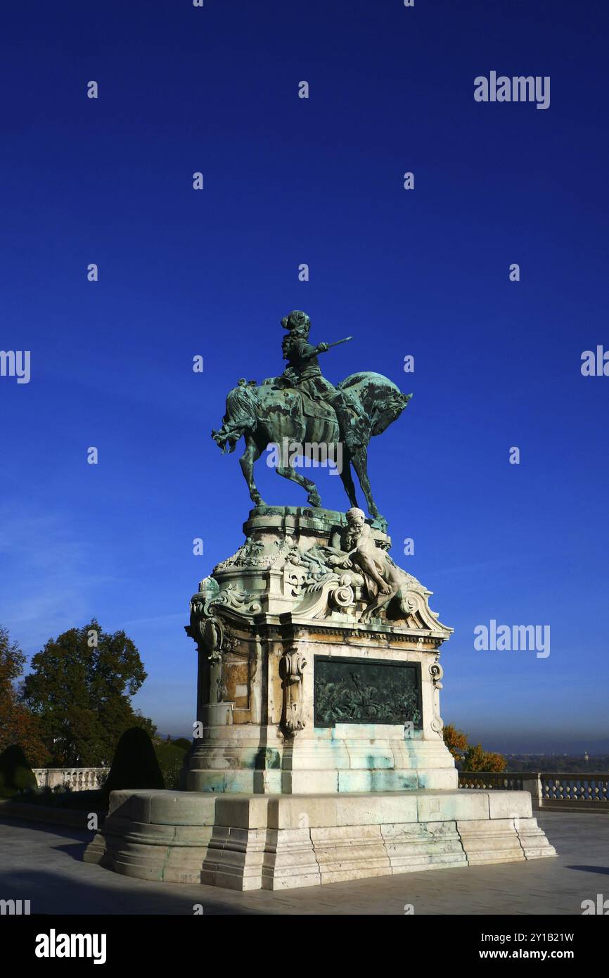 Prince Eugene Equestrian Monument in Budapest Stock Photo - Alamy