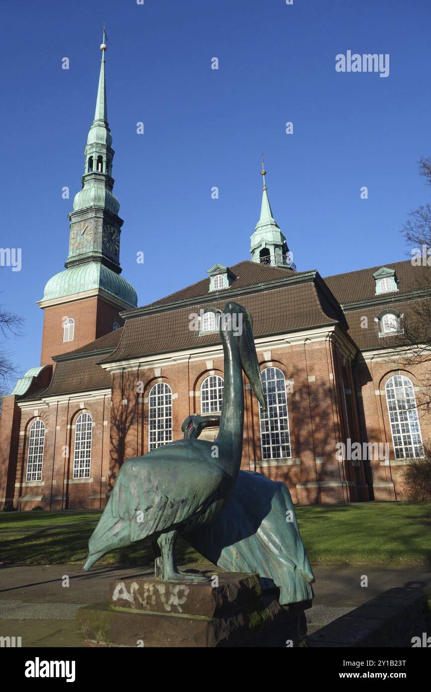 Main Protestant Church of St Trinitatis in Hamburg Altona Stock Photo ...