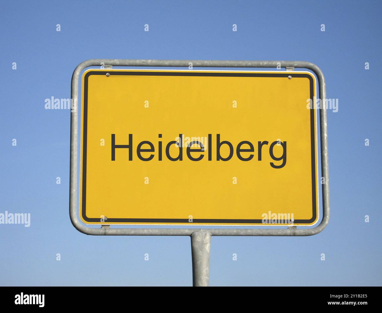 Heidelberg town sign Stock Photo - Alamy