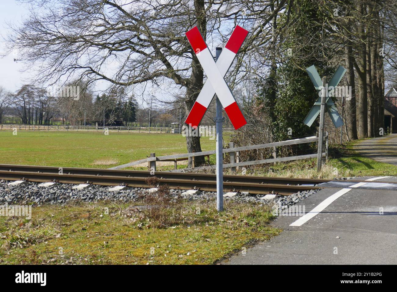 St Andrew's cross Stock Photo - Alamy