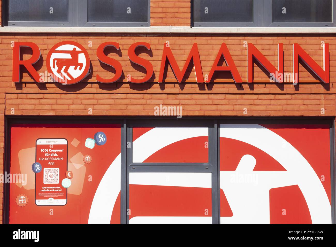 Logo, Rossmann, drugstore, Germany, Europe Stock Photo - Alamy