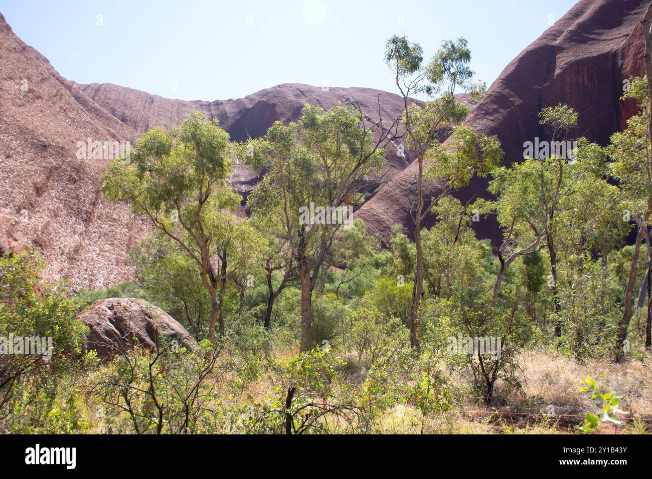 View from Mala Walk track, Uluru (Ayers Rock), Uluṟu-Kata Tjuṯa ...