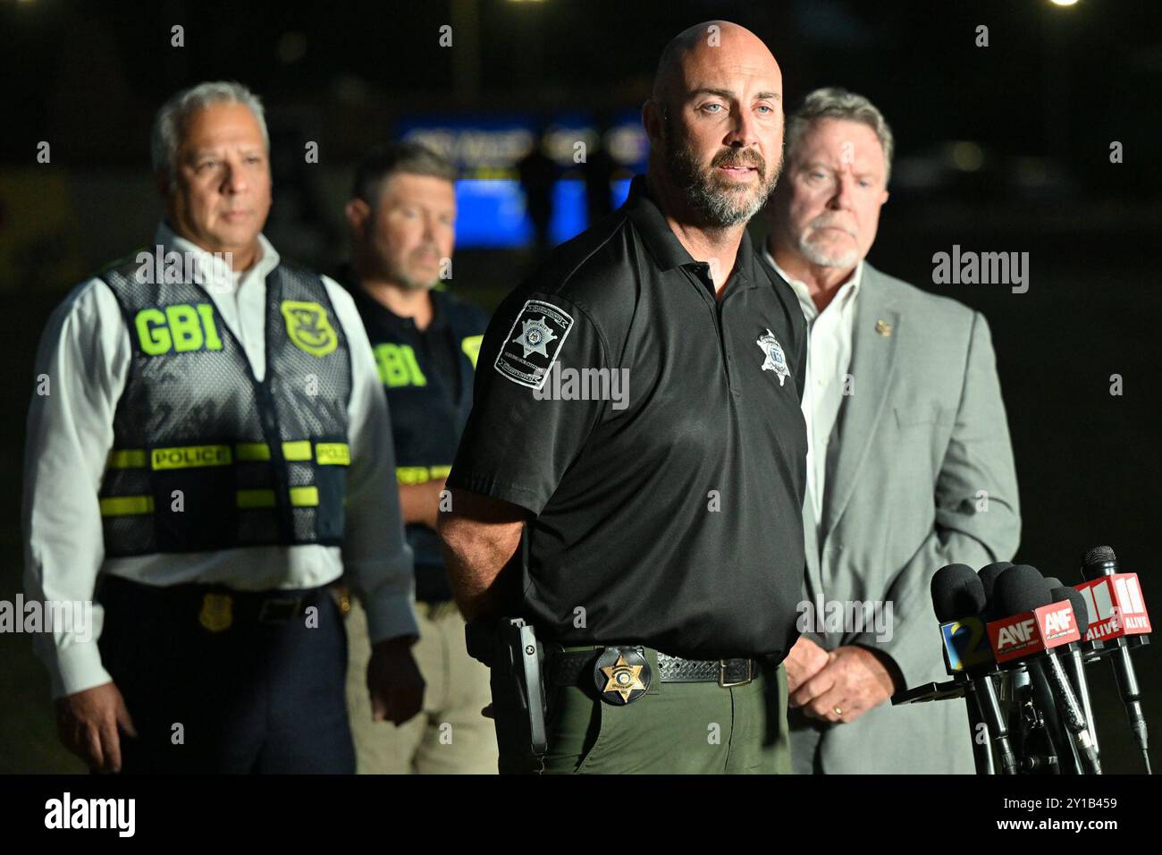 September 5, 2024, Winder, Georgia, USA: Sheriff JUD SMITH and GBI ...