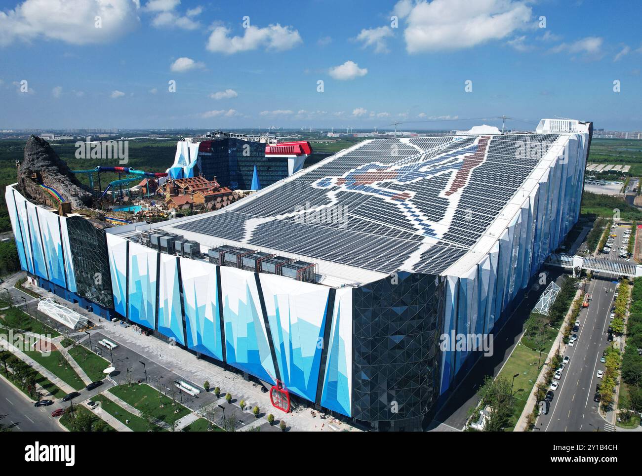 SHANGHAI, CHINA - SEPTEMBER 6, 2024 - An aerial view of the world's ...