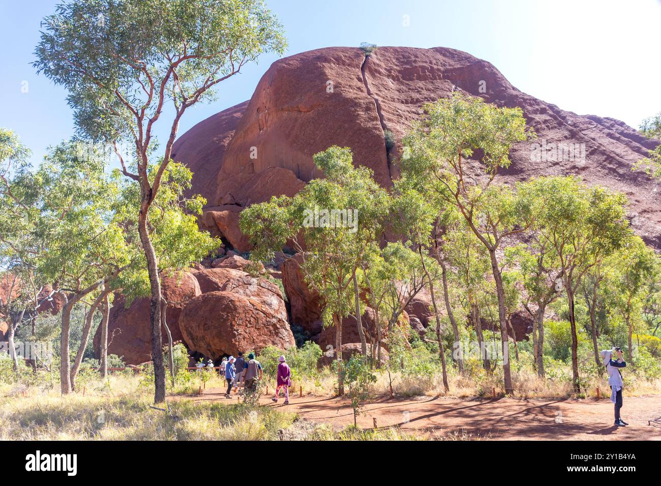 View from Mala Walk track, Uluru (Ayers Rock), Uluṟu-Kata Tjuṯa ...