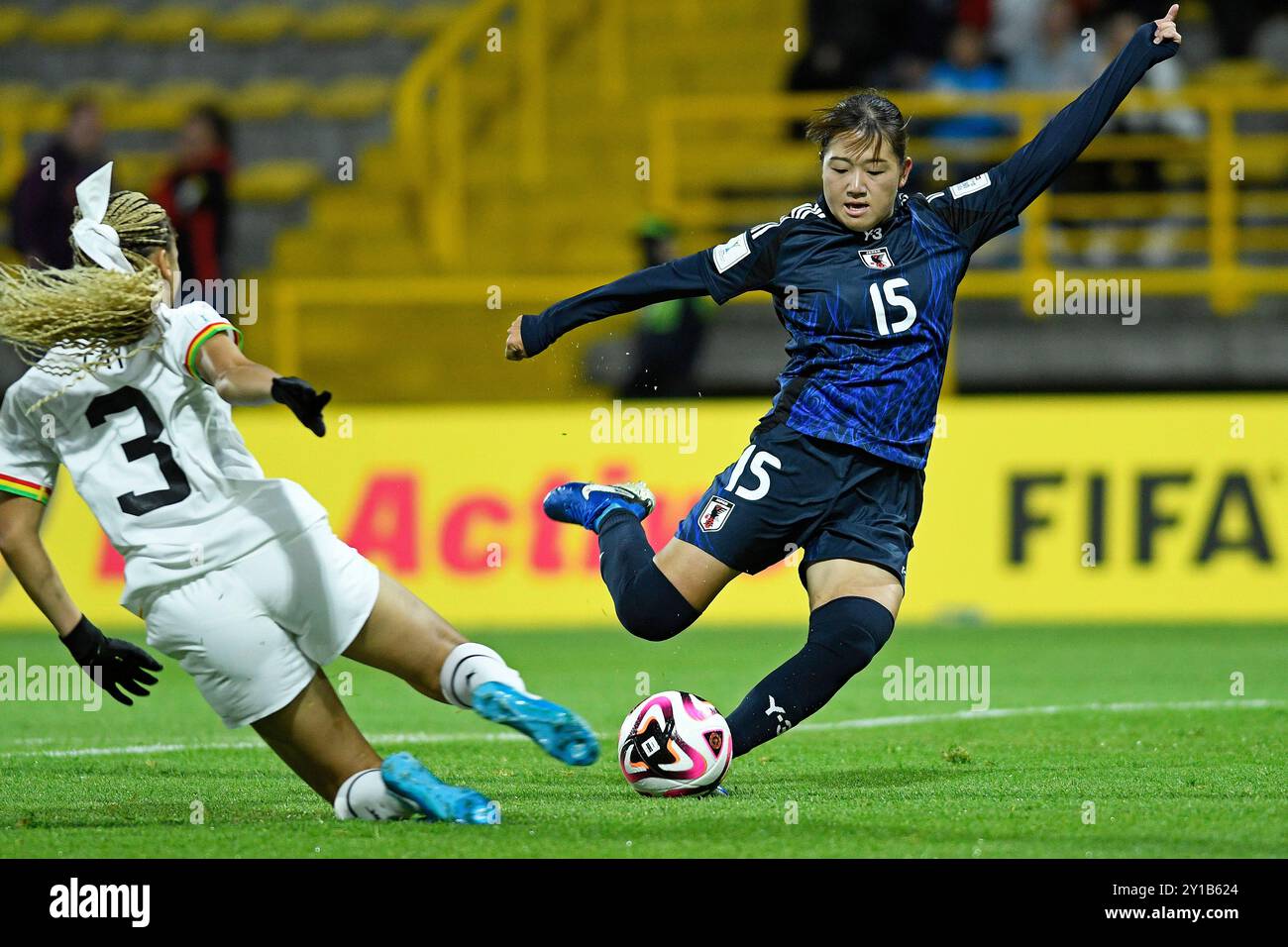 Bogota, Colombia. 05th Sep, 2024. Techo Metropolitan Stadium Miku ...