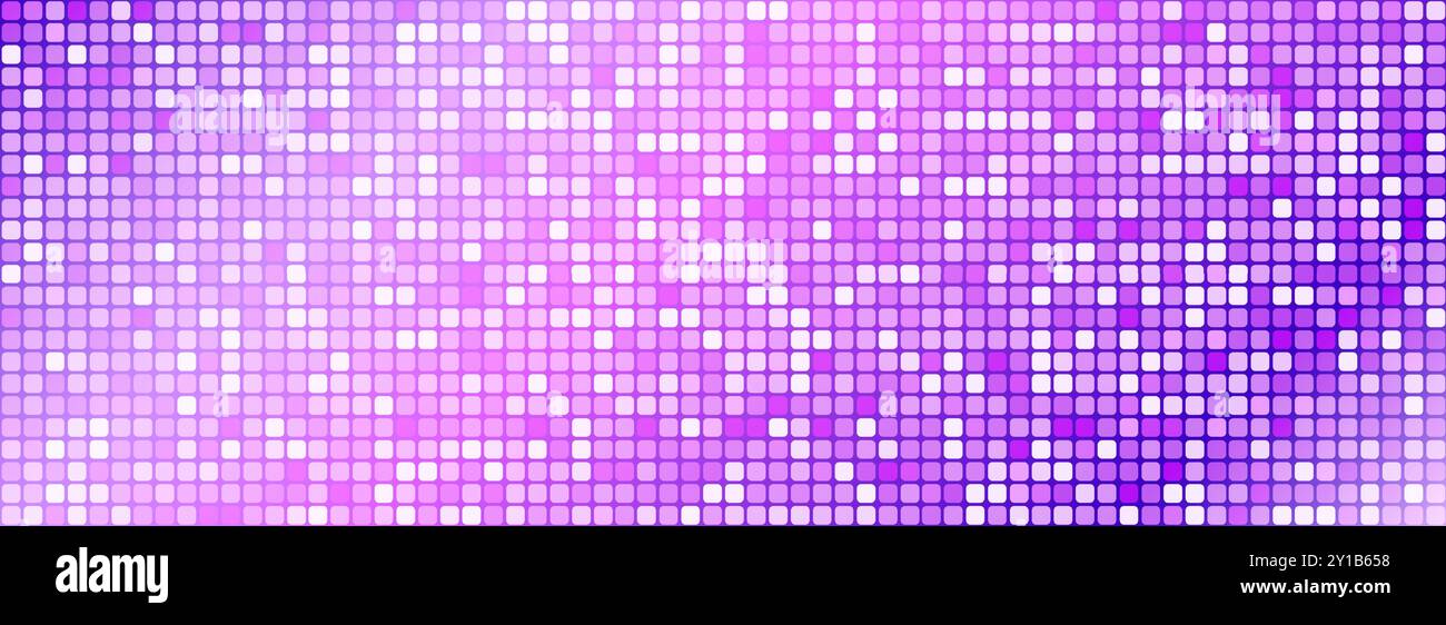 Purple pink disco party pattern background. Iridescent sequin mosaic ...