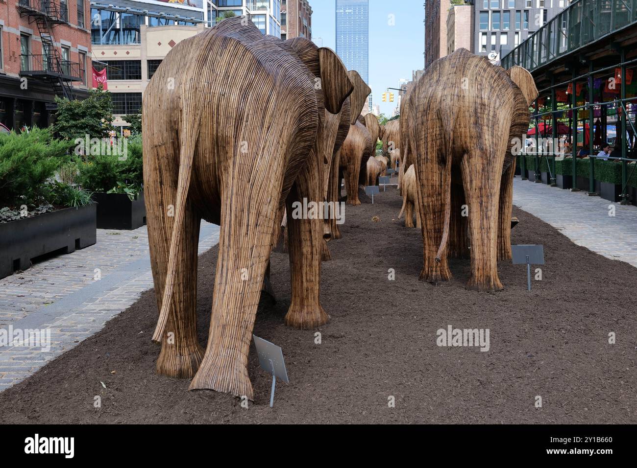 New York, New York, USA. 5th Sep, 2024. Travelling installation of 100 ...