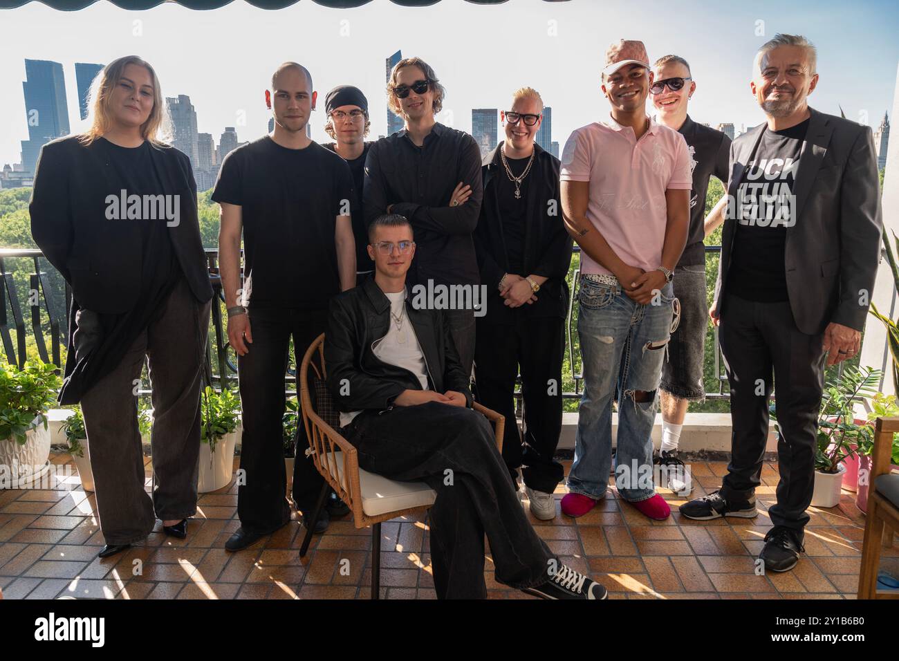 Designers behind brands VAIN and VITUNLEIJA pose with Consul General of ...