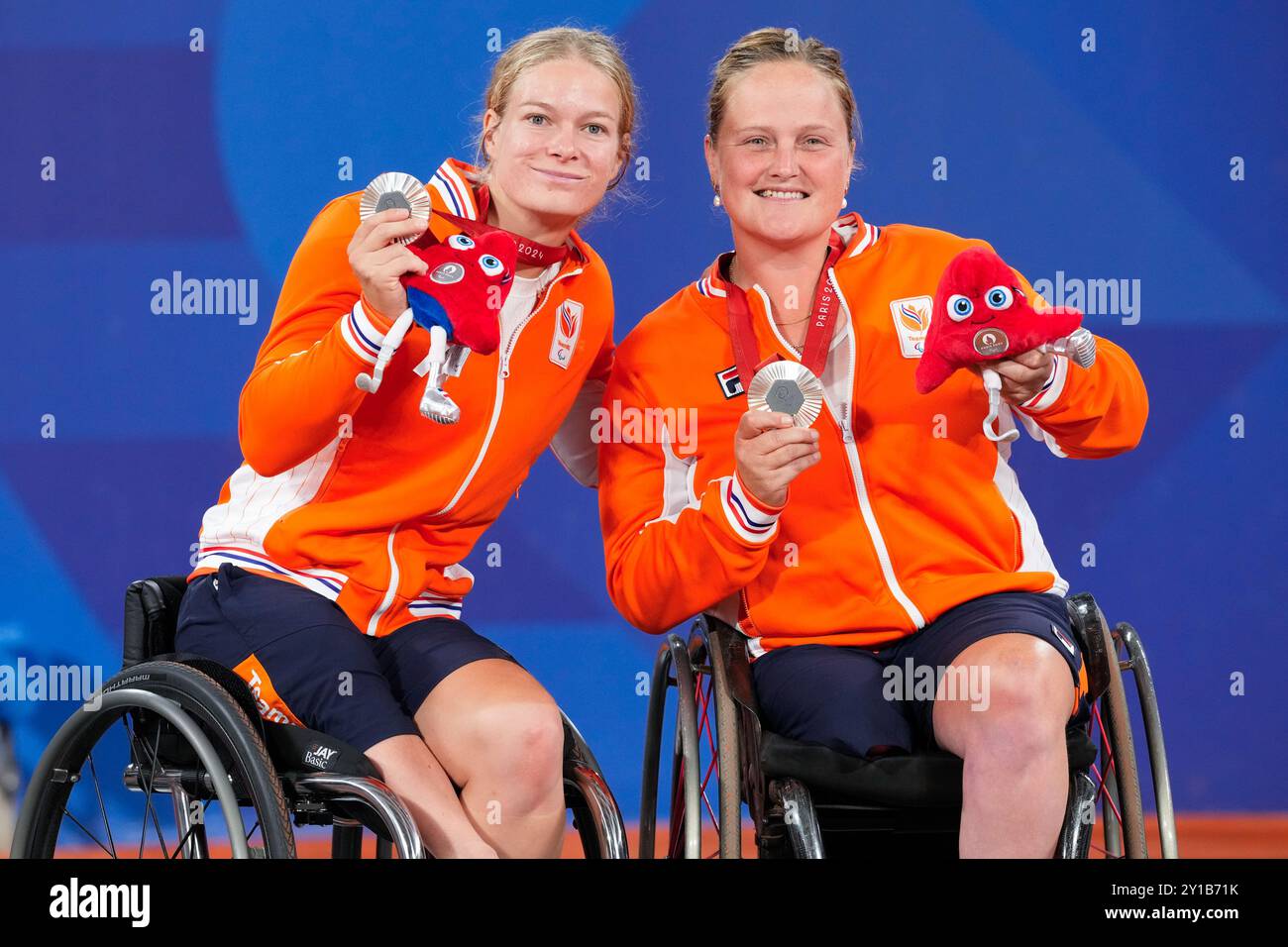 (L-R) Diede De Groot (NED), Aniek Van Koot (NED), SEPTEMBER 5, 2024 ...
