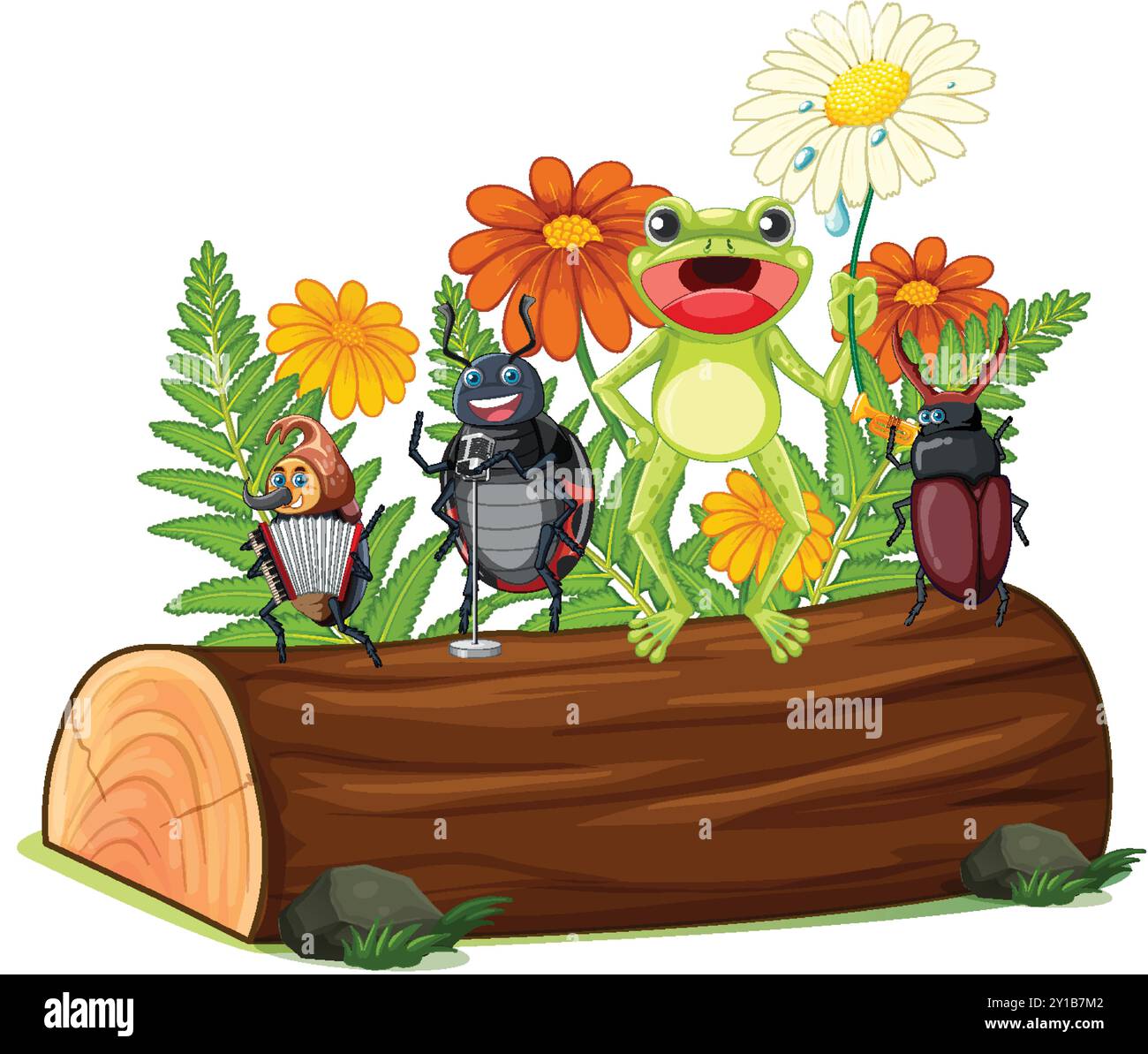 Friendship insects Stock Vector Images - Alamy