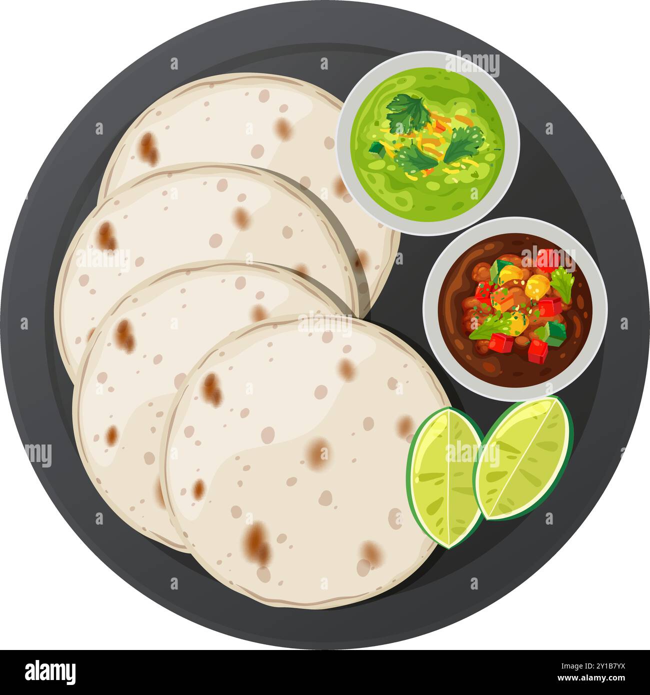 Guacamole lime Stock Vector Images - Alamy