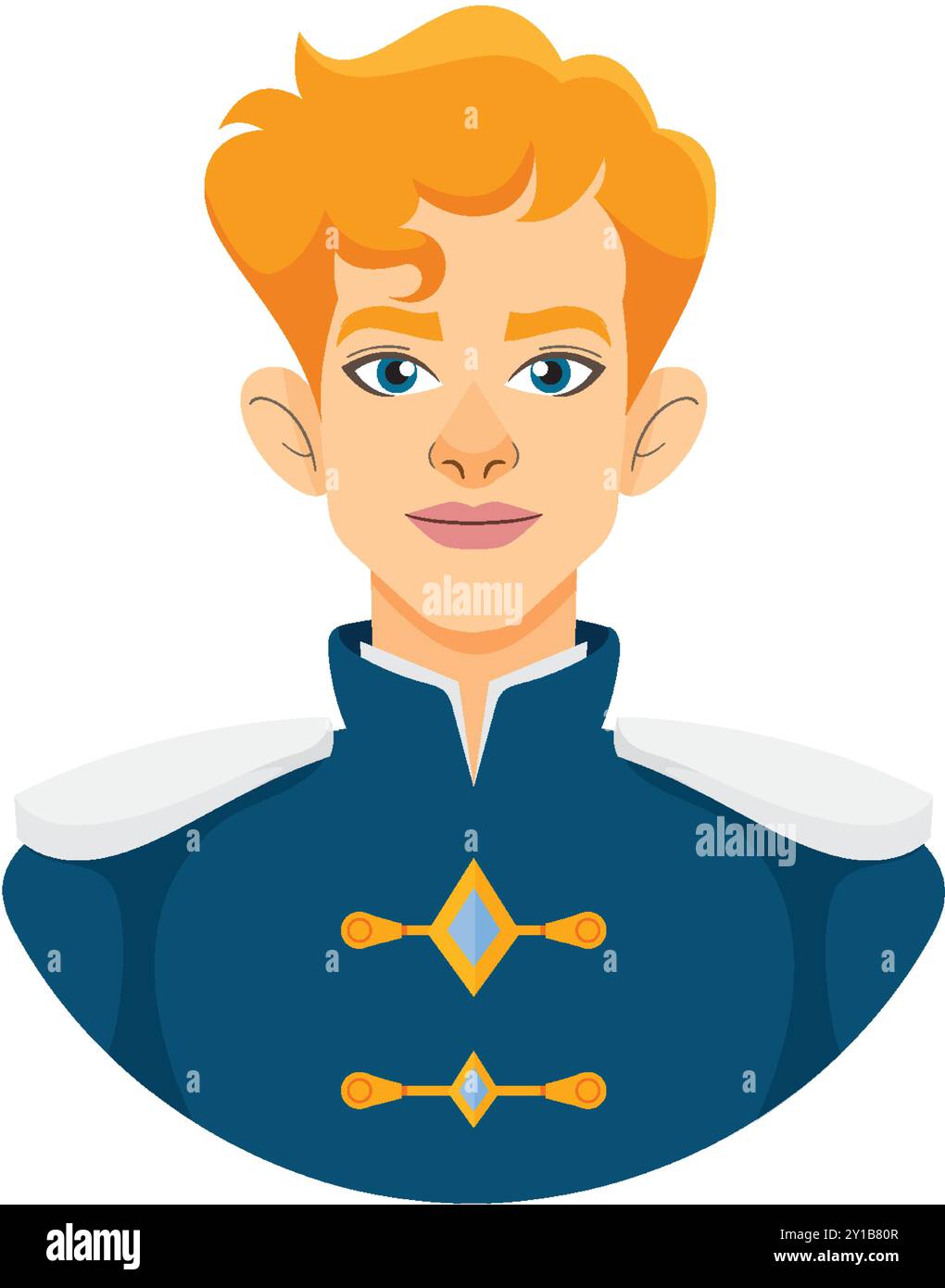 Illustration of a young prince in uniform Stock Vector Image & Art - Alamy