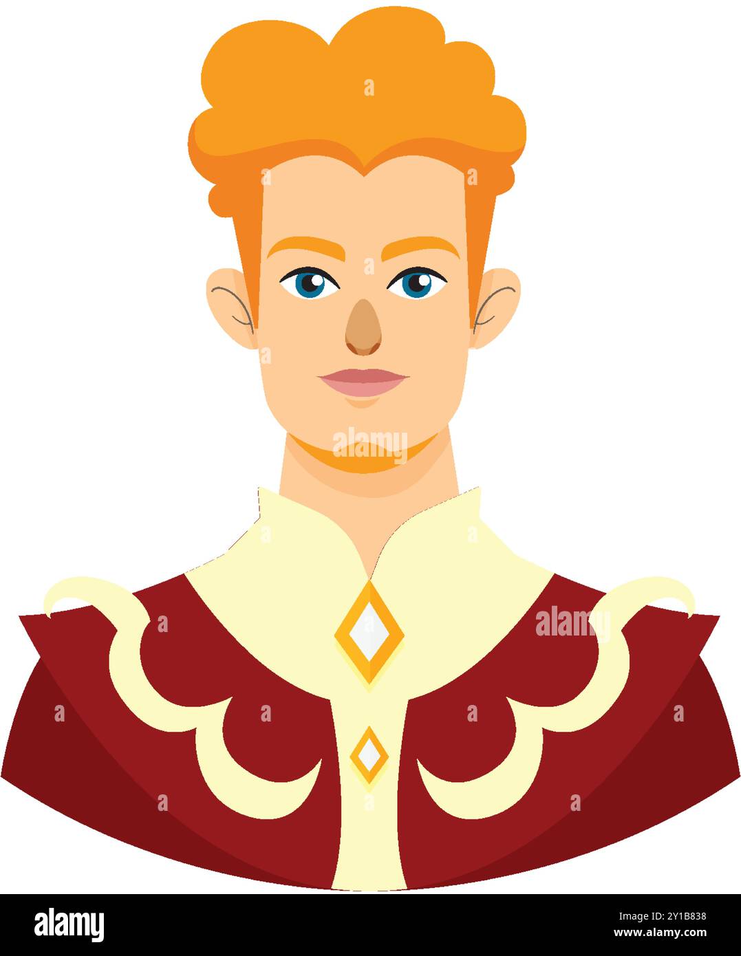 Illustration of a prince in royal clothing Stock Vector Image & Art - Alamy