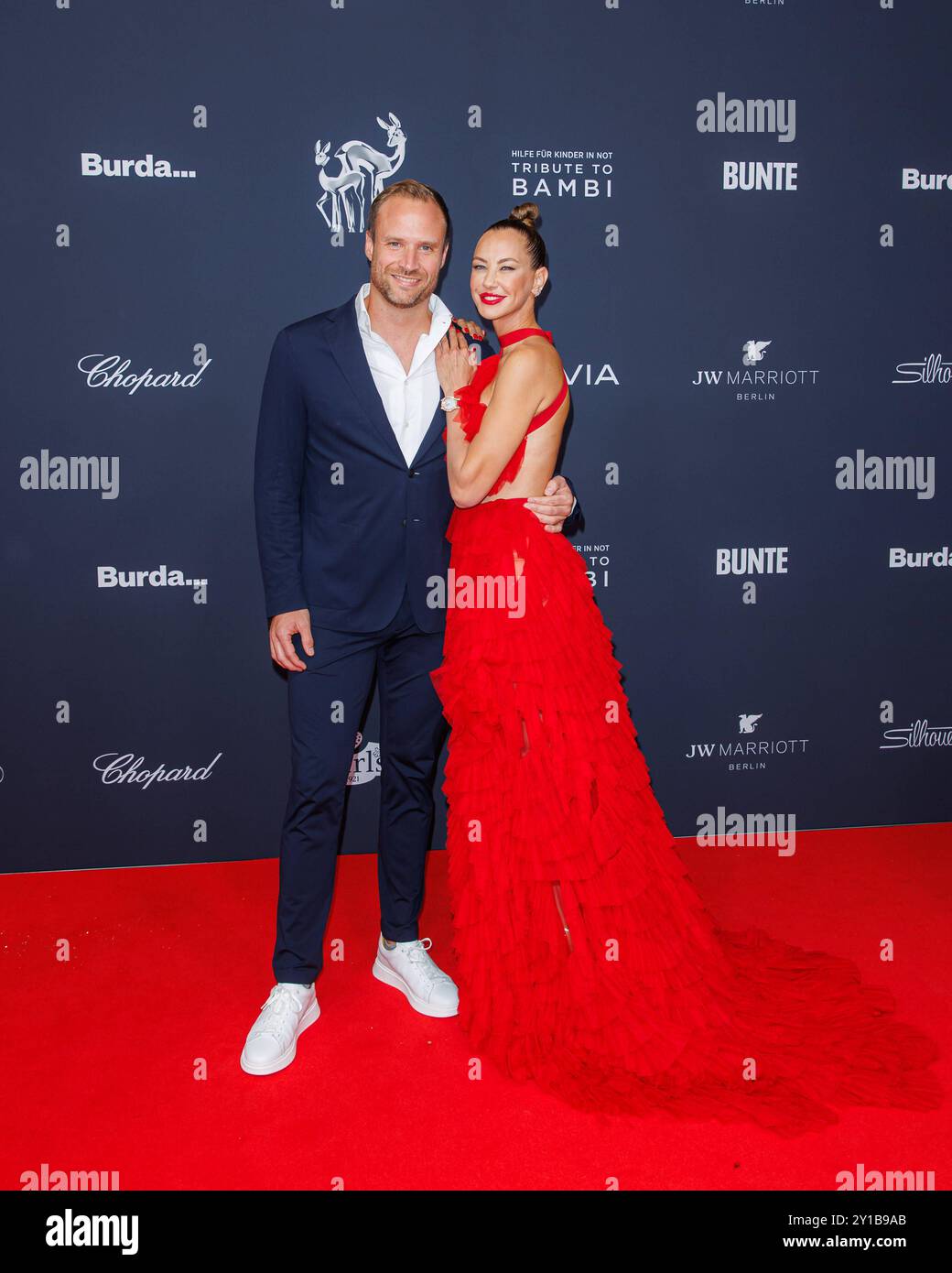 Tribute to Bambi 2024 Alexander Müller und Alessandra Meyer-Wölden beim ...