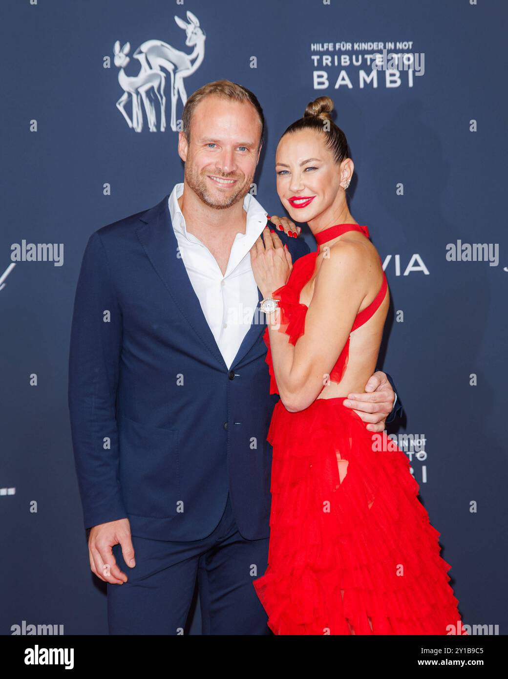 Tribute to Bambi 2024 Alexander Müller und Alessandra Meyer-Wölden beim ...