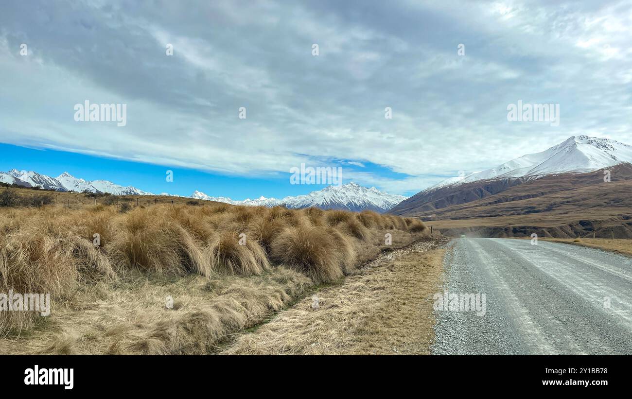 The wilderness of the arid desert like Hakatere Valley and southern ...
