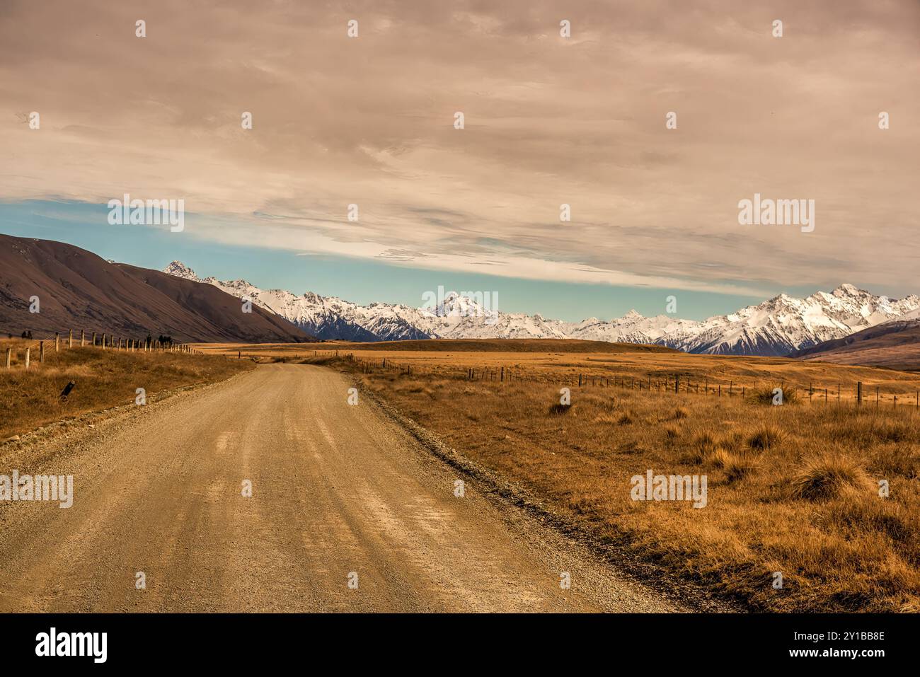 The wilderness of the arid desert like Hakatere Valley and southern ...