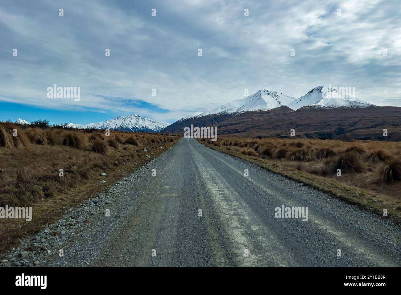 The wilderness of the arid desert like Hakatere Valley and southern ...