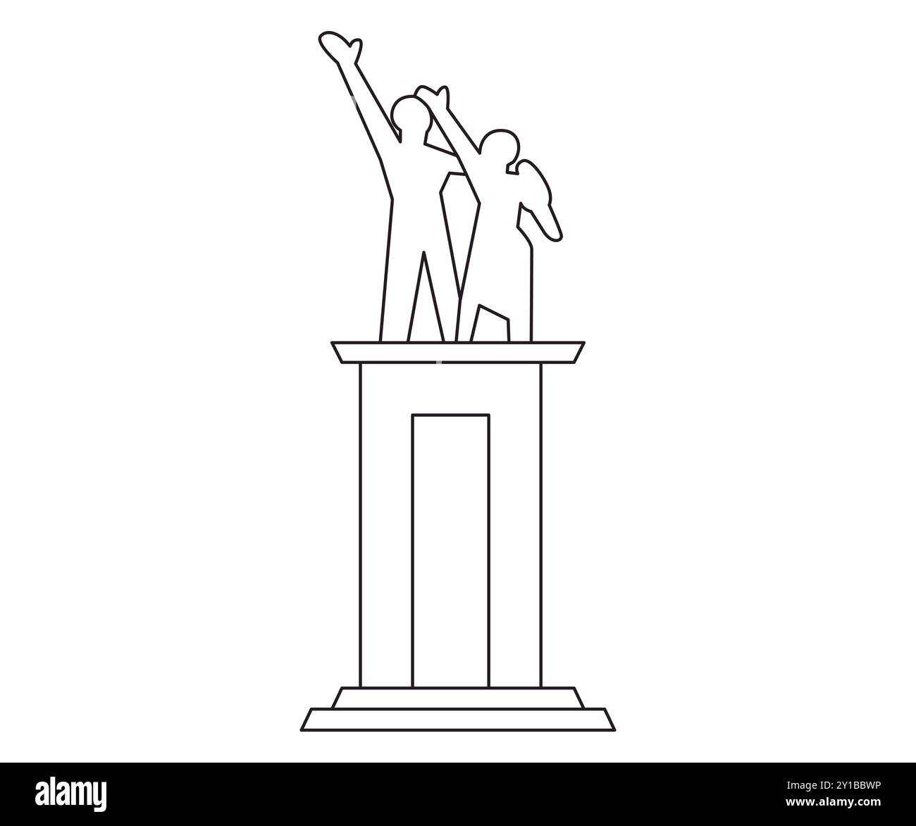 Tugu Selamat Datang Welcome statue Jakarta capitol city center iconic ...