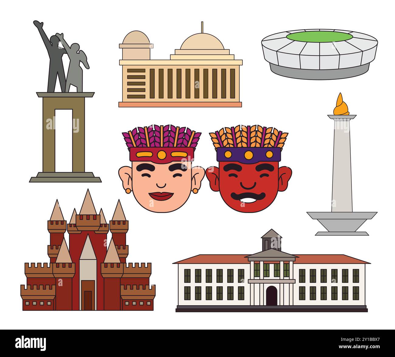 Jakarta Indonesia landmarks place tourist destination Betawi ethnic ...