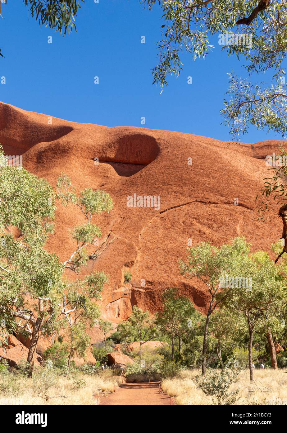 View from Kuniya Walk, Uluru (Ayers Rock), Uluṟu-Kata Tjuṯa National ...