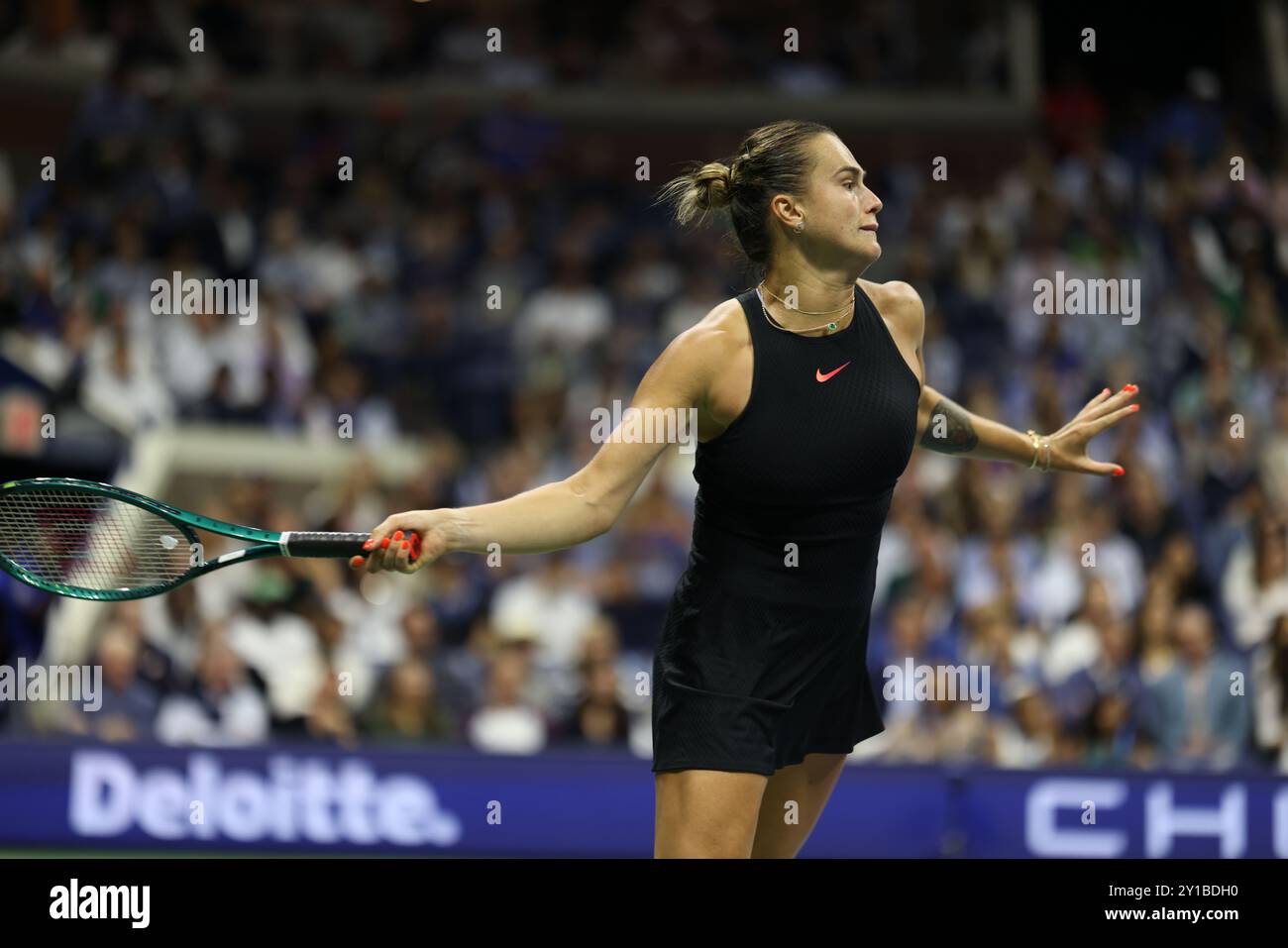 Flushing Meadows US Open Aryana Sabalenka During Her Semi Final Match