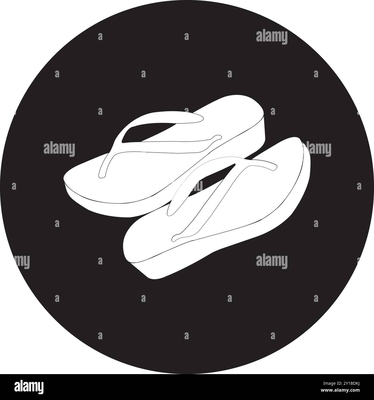 sandals icon vector illustration symbol design Stock Vector Image & Art ...