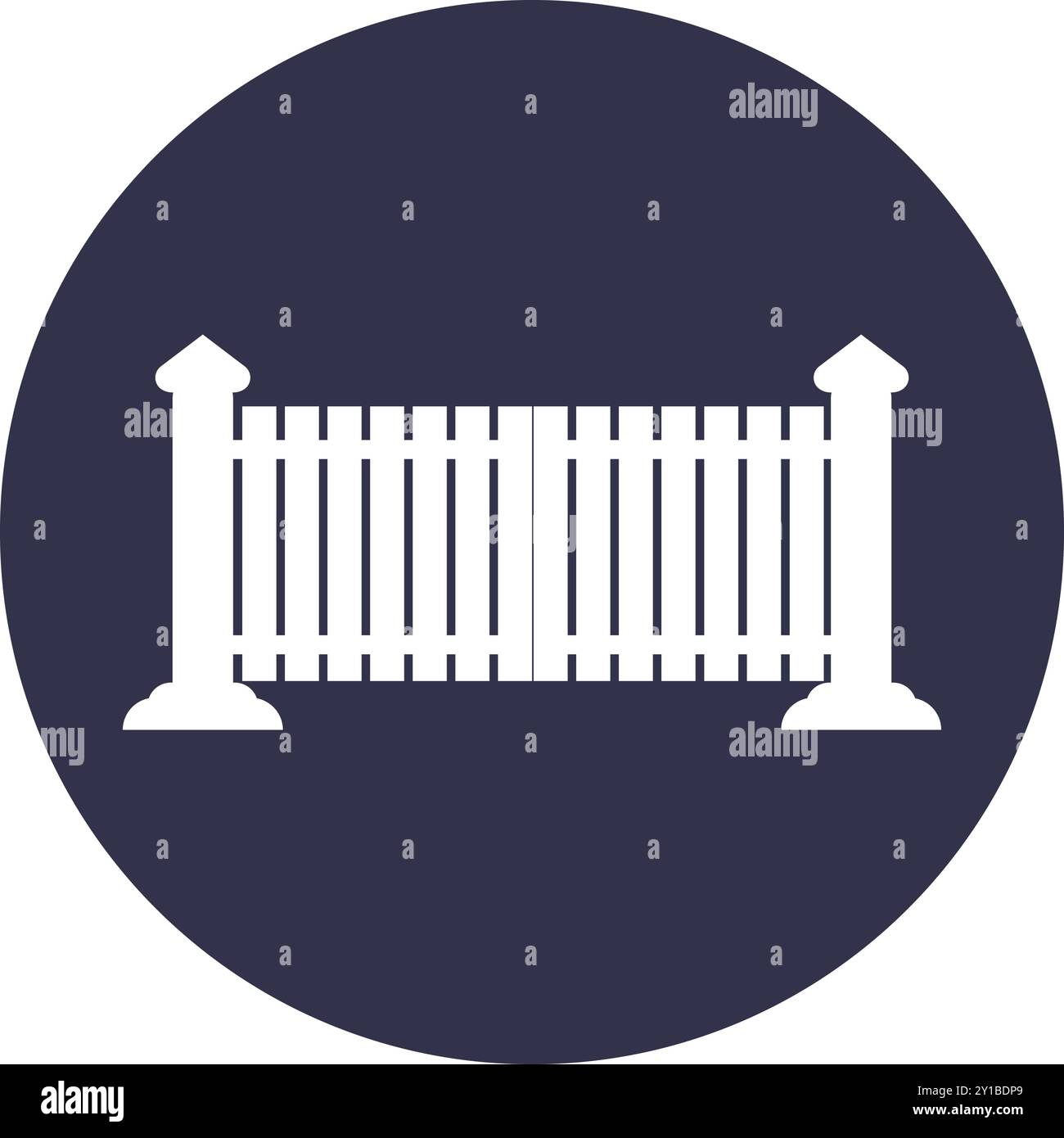 fence icon vector illustration symbol design Stock Vector Image & Art ...