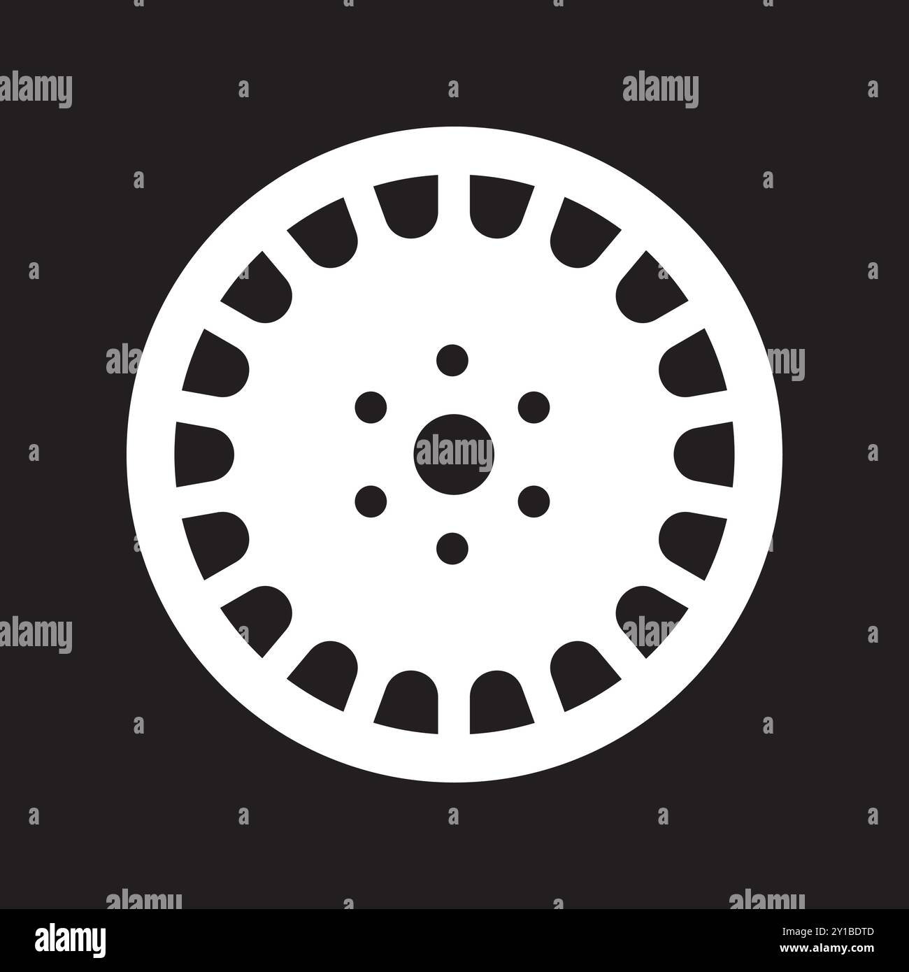 car rim icon vector illustration logo design Stock Vector Image & Art ...