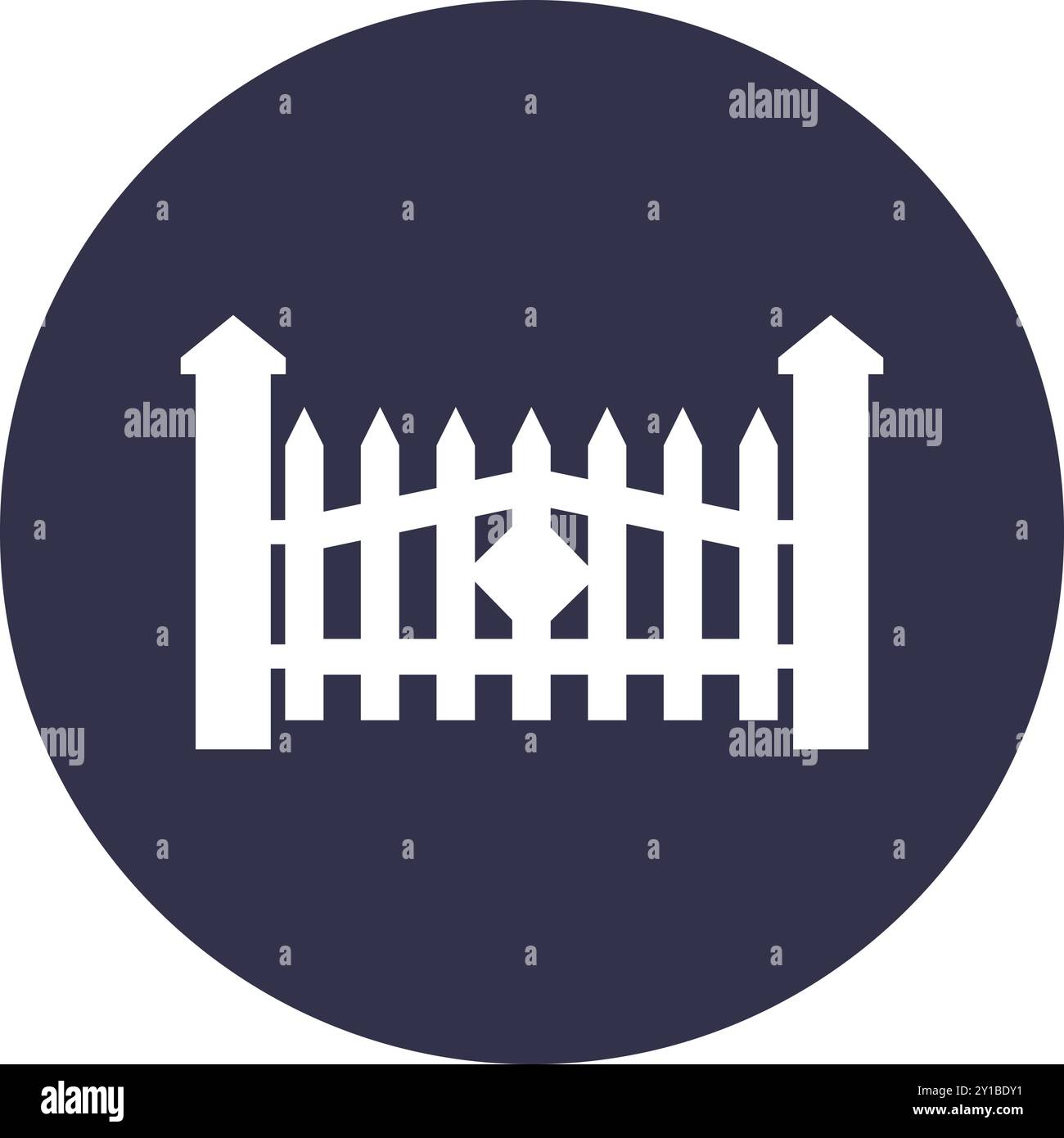 fence icon vector illustration symbol design Stock Vector Image & Art ...