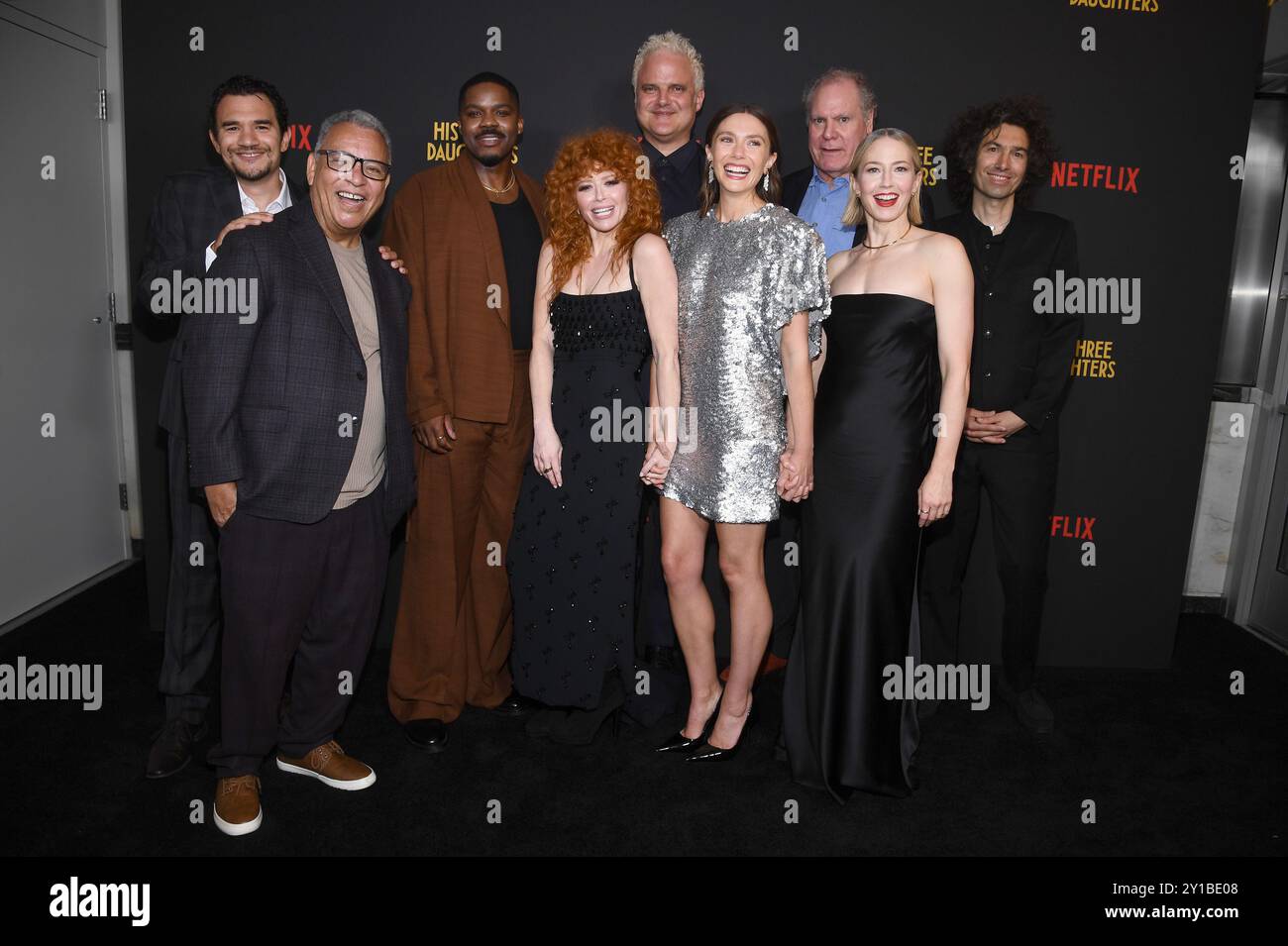 New York, USA. 05th Sep, 2024. (L-R) Rudy Galvan, Jose Febus, Jovan ...