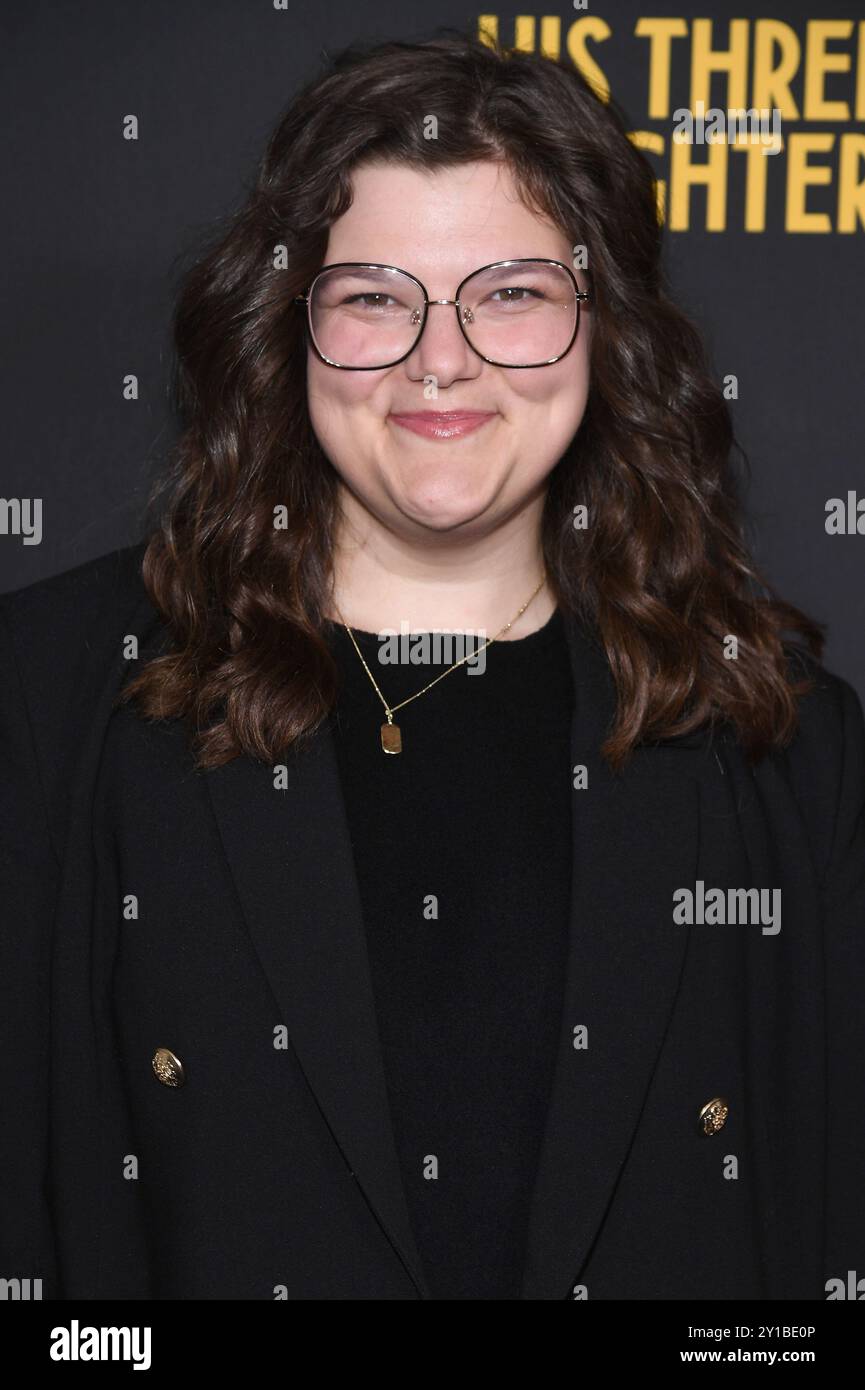 New York, USA. 05th Sep, 2024. Sydney Benjamin attends Netflix's 'His Three Daughters' New York ...