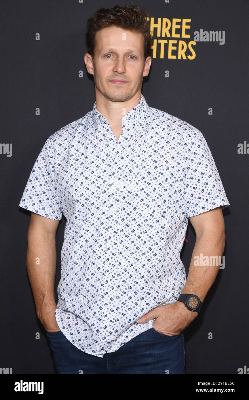New York, USA. 05th Sep, 2024. Will Estes attends Netflix's 'His Three ...