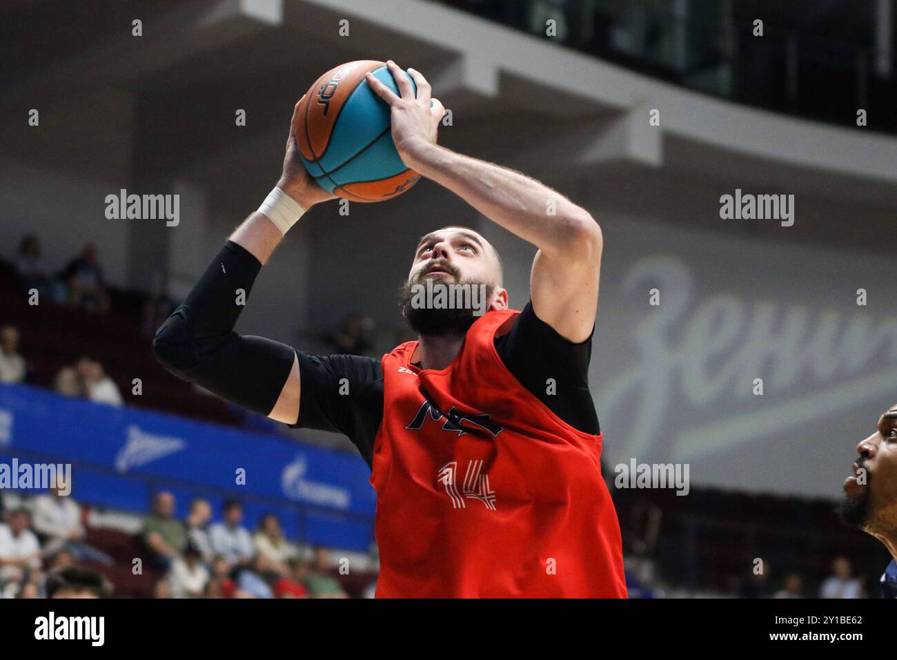 Saint Petersburg, Russia. 05th Sep, 2024. Evgeny Minchenko (14) of MBA ...