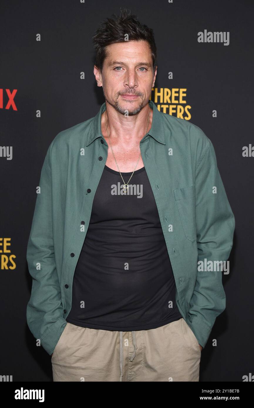 New York, USA. 05th Sep, 2024. Simon Rex attends Netflix's 'His Three ...