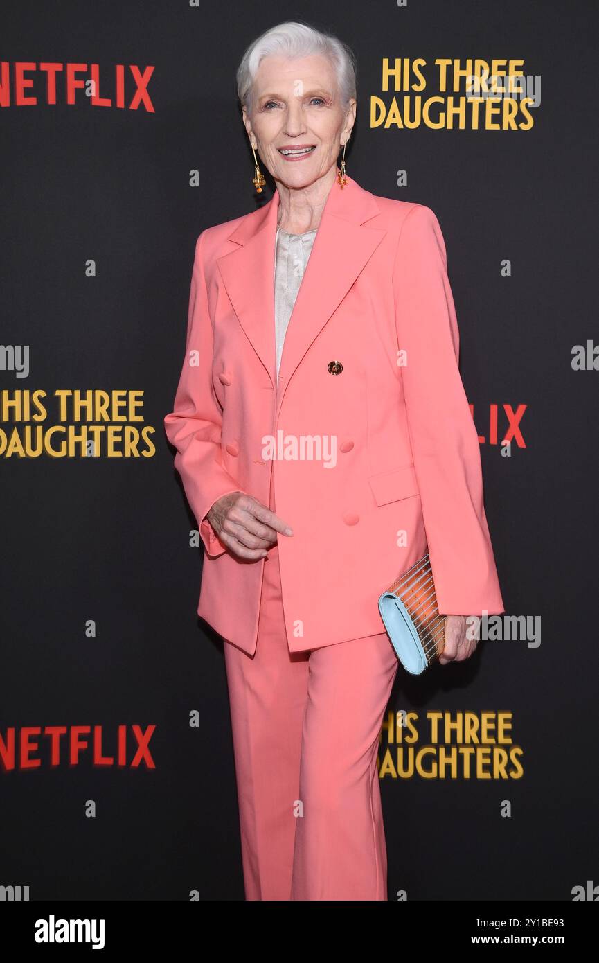 New York, USA. 05th Sep, 2024. Maye Musk attends Netflix's 'His Three ...