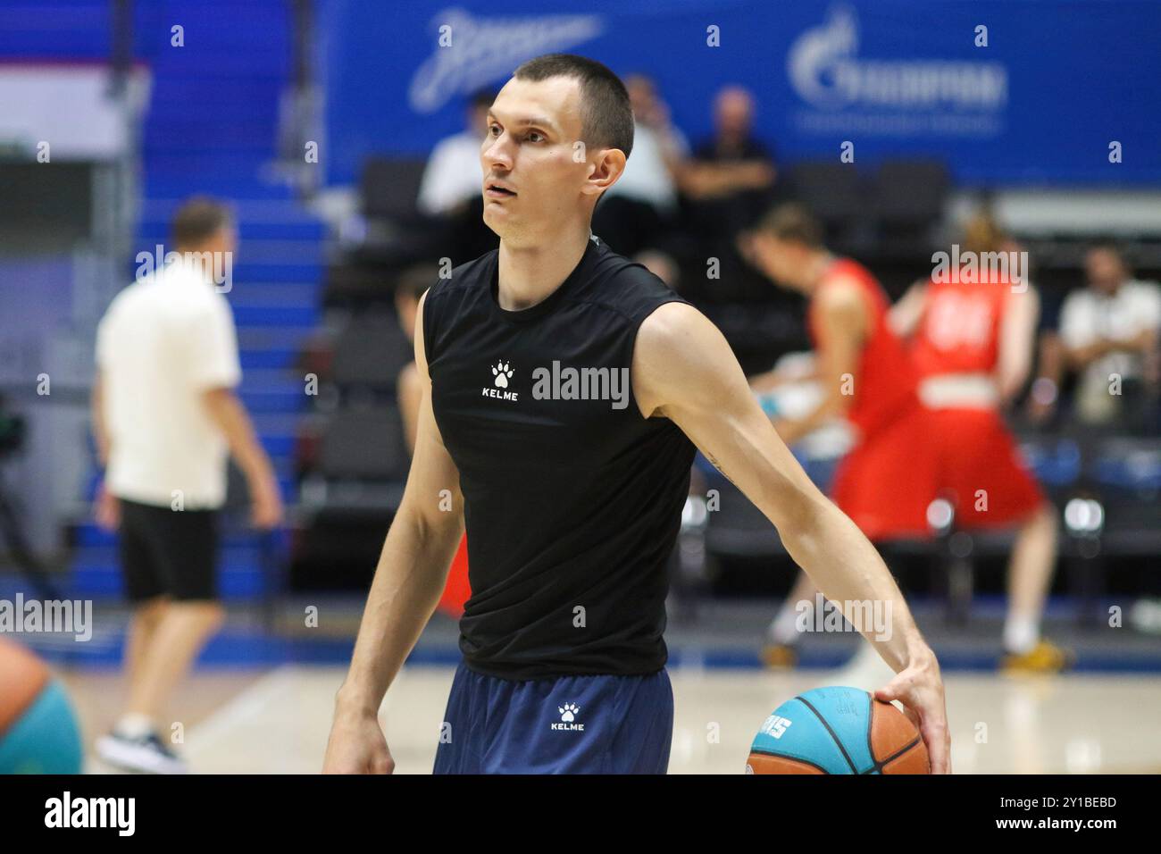 Igor Volkhin (13) of Zenit in action during the Kondrashin and Belov ...