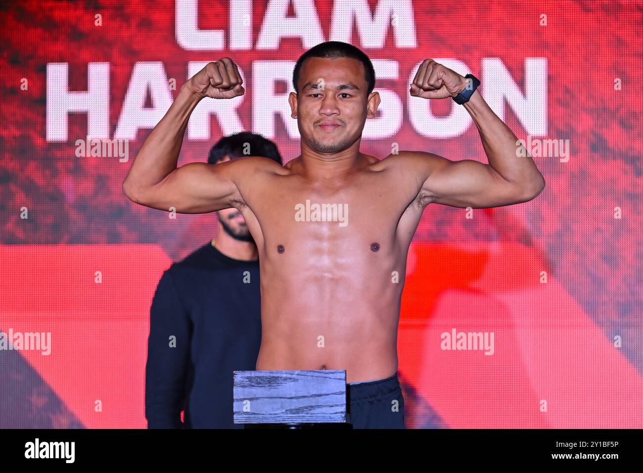 Denver, CO, USA. 05th Sep, 2024. Muay Thai fighter, Seksan, poses ...