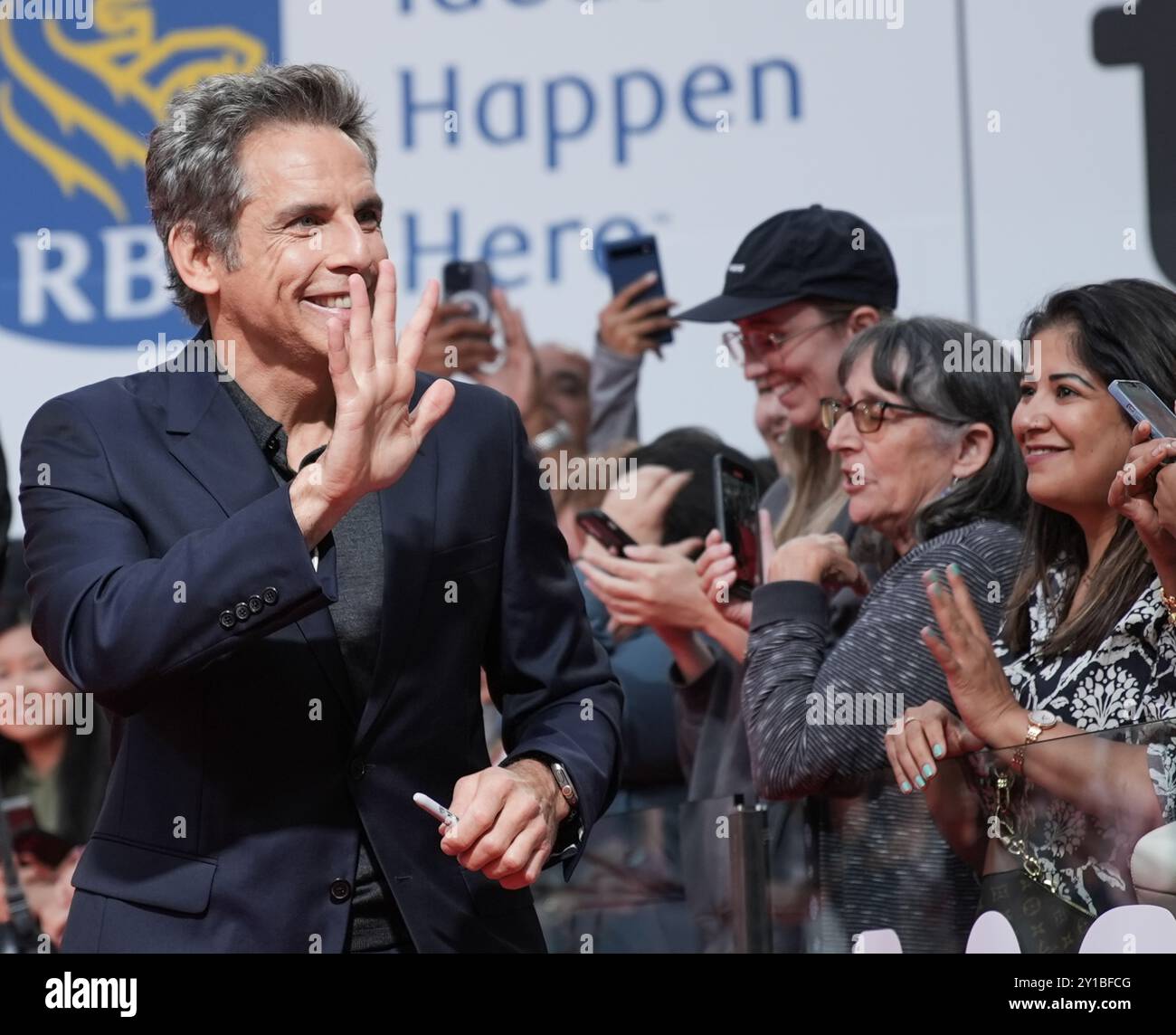 Ben Stiller walks the red carpet at the Toronto International Film ...