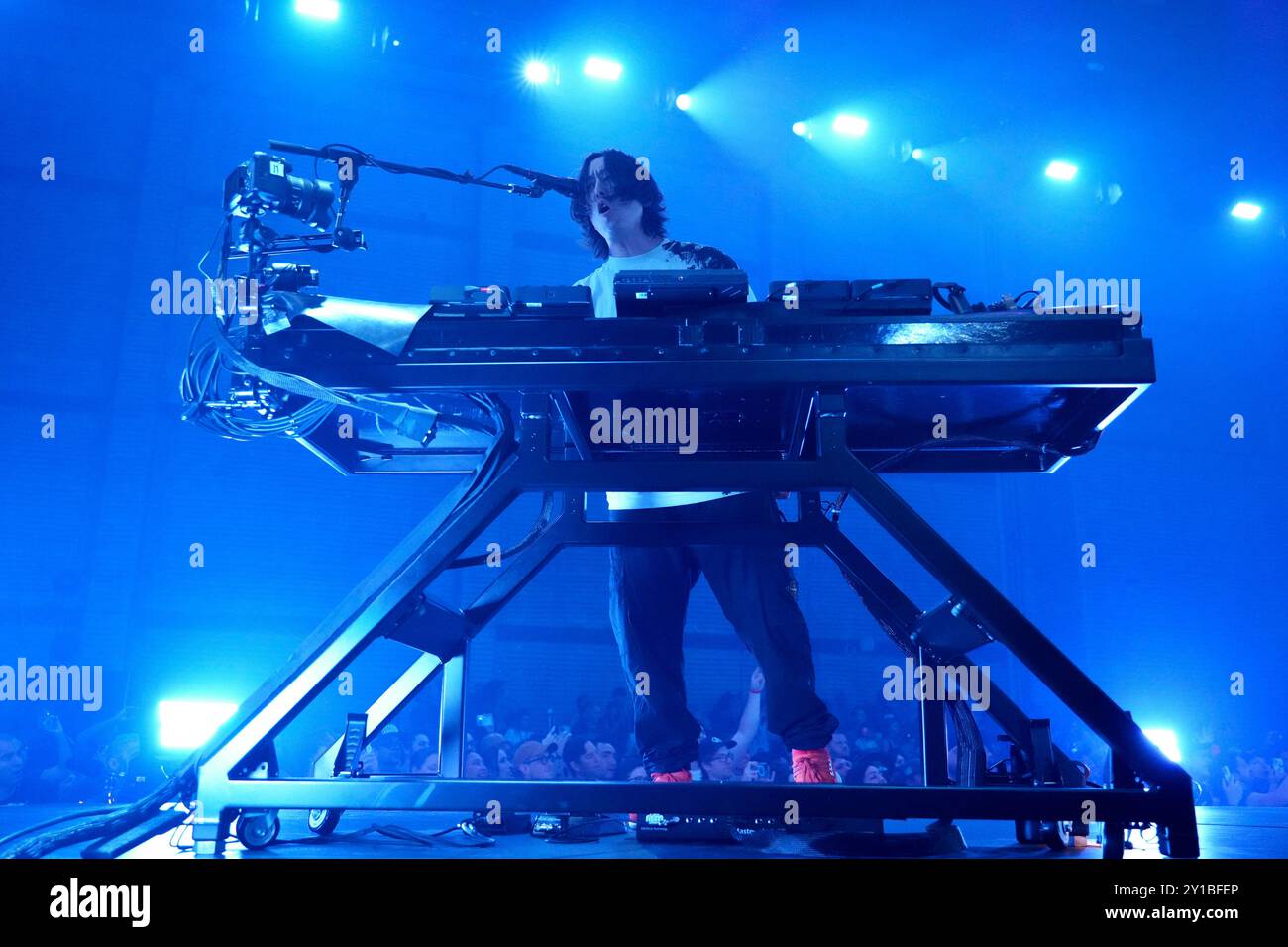Joe Hahn of Linkin Park performs Thursday, Sept. 5, 2024, in Los ...
