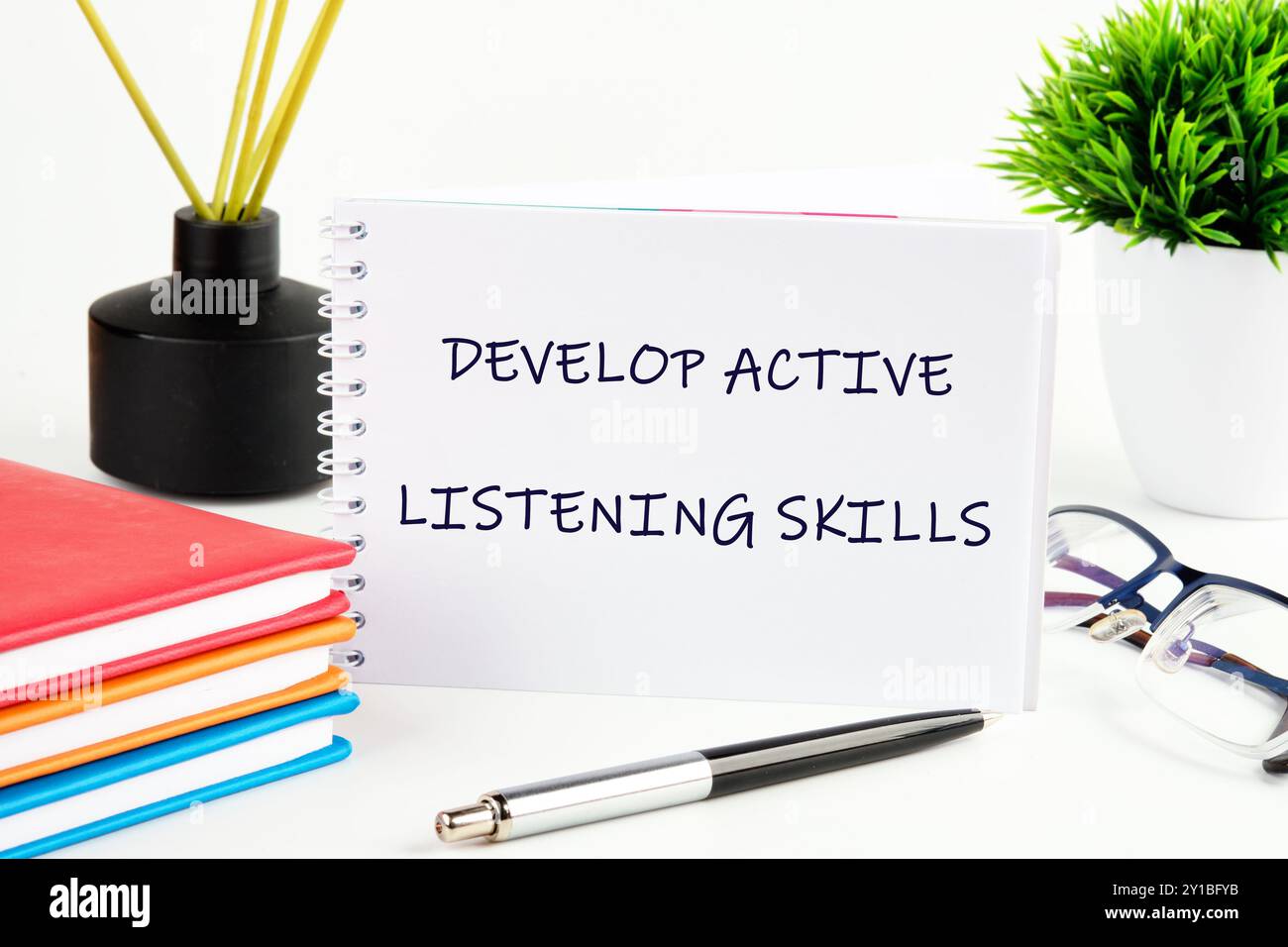 Business and Develop active listening skills concept. DEVELOP ACTIVE ...