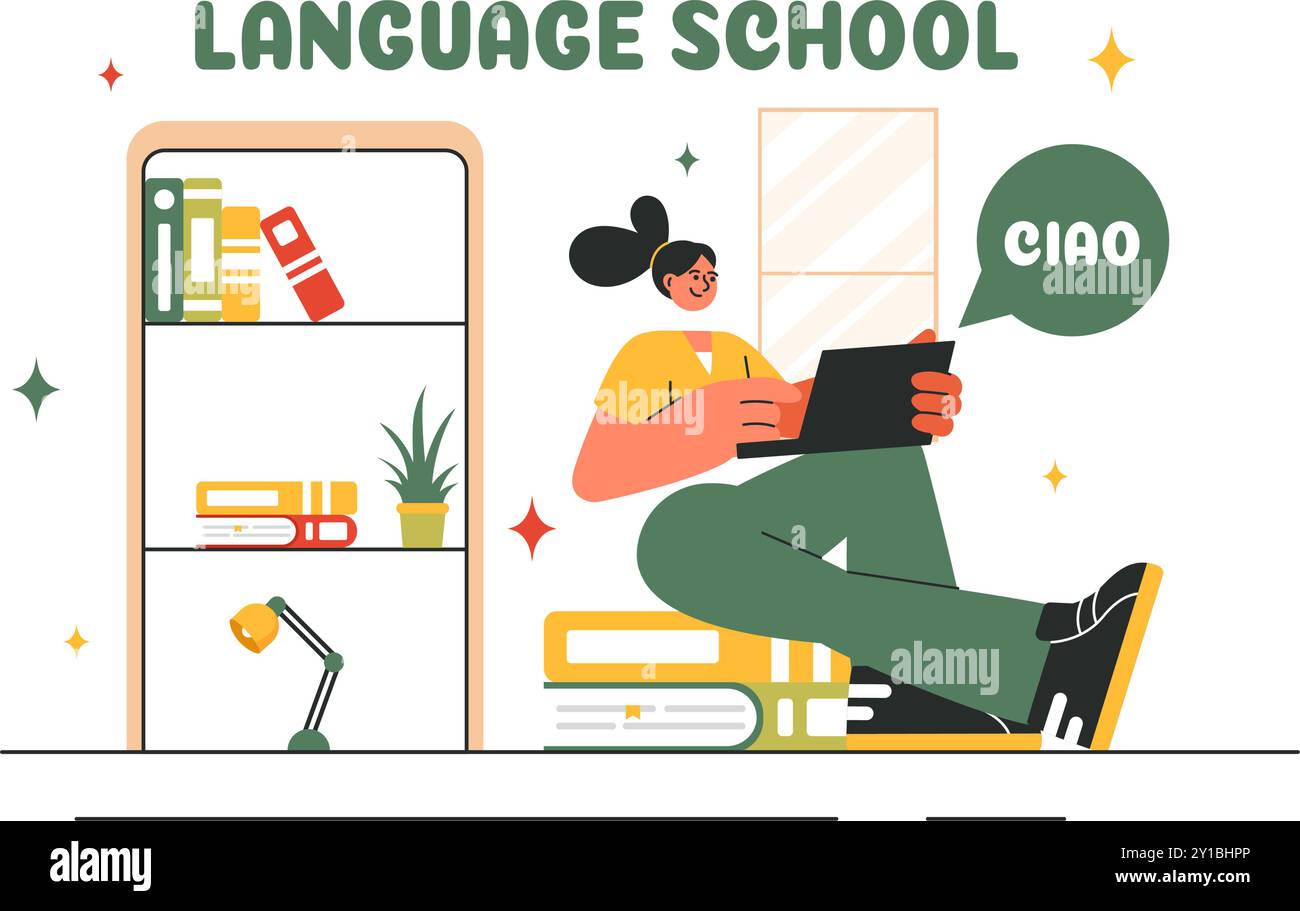 English language programs Stock Vector Images - Alamy